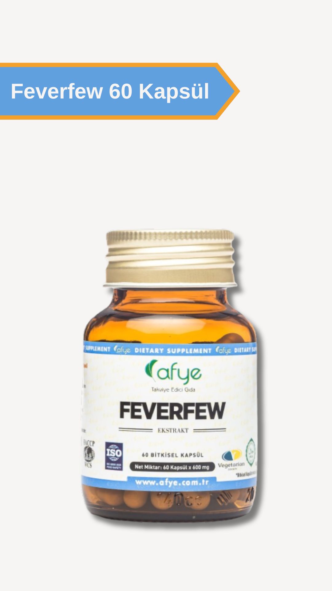 Afye Feverfew (60 Kapsül) - kaybio.com