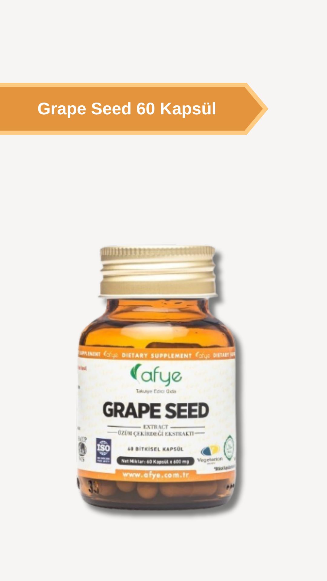 Afye Grape Seed (üzüm Çekirdeği Ekstresi) 60 Kapsül - kaybio.com