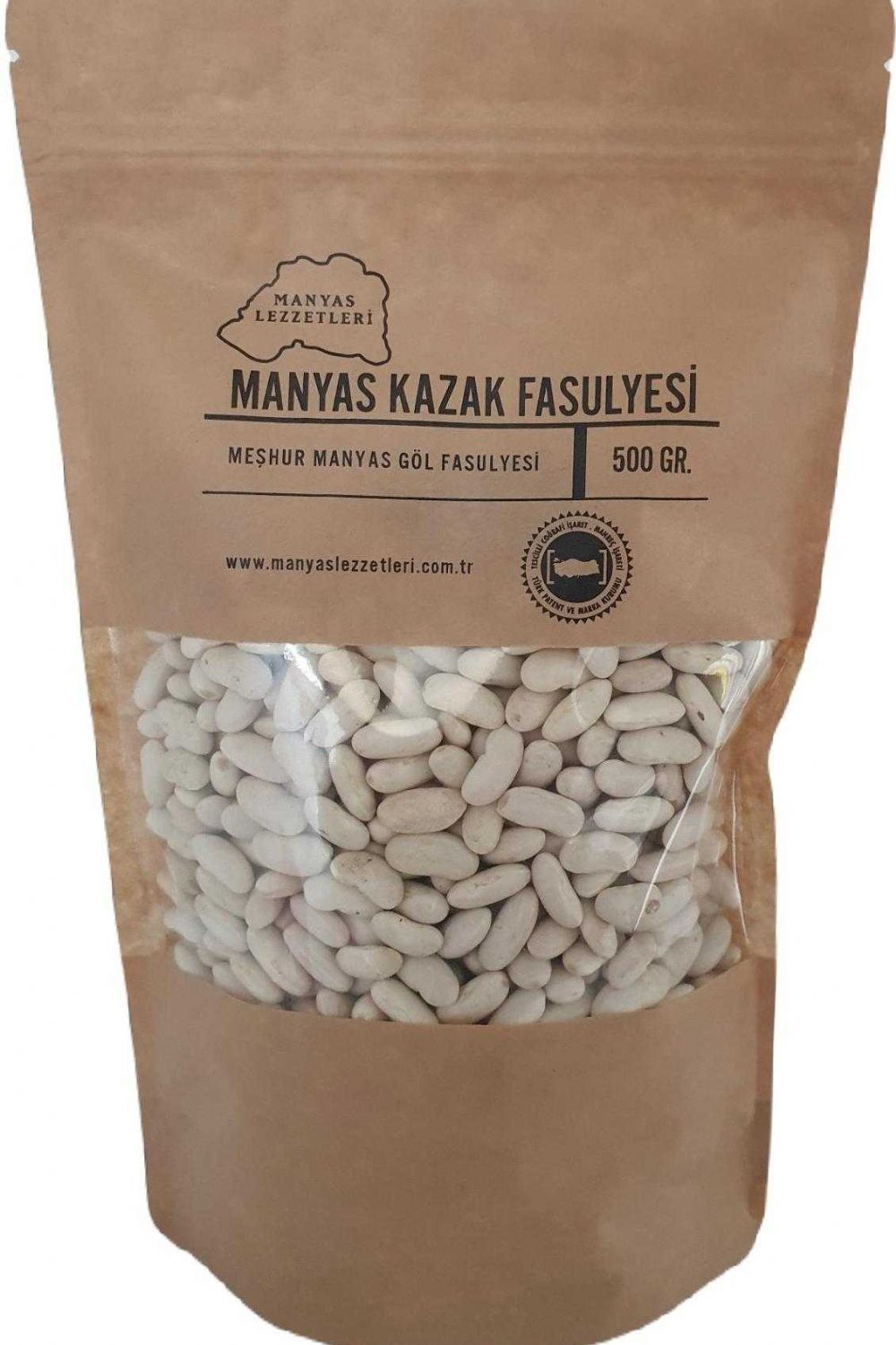 Manyas Lezzetleri Manyas Kazak Fasulyesi 500 Gr - kaybio.com