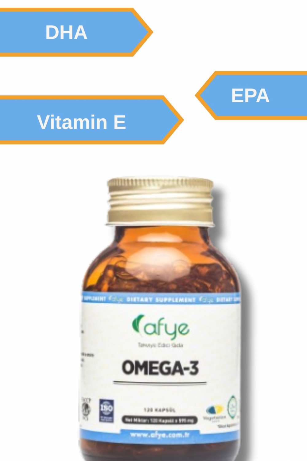 Afye Omega-3 120 Kapsül - kaybio.com