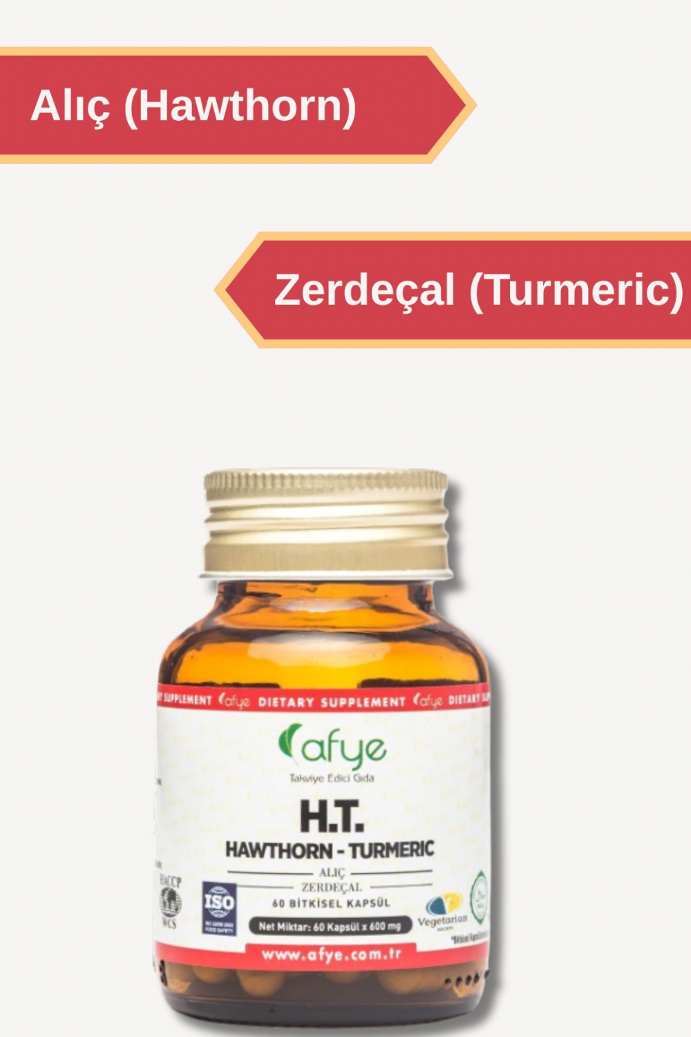 Afye Ht (hawthornturmeric) 60 Kapsül - kaybio.com